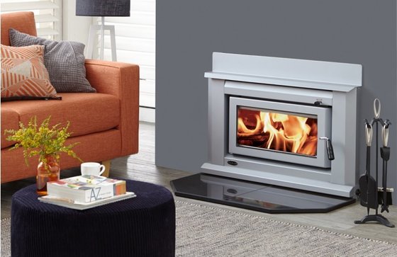 Contemporary Wood Burners , Indoor Wood Burning Fireplace Inserts With Marble