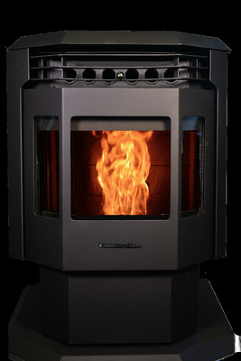 Bay Front Big Hopper Size Smart Control Wood Pellet Stove with Self-design Color