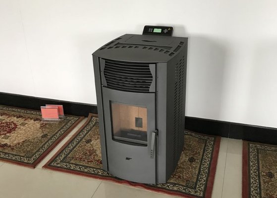 Customized Small Room Pellet Stove , Pellet Boiler Stove With Cast Iron Burning Pot
