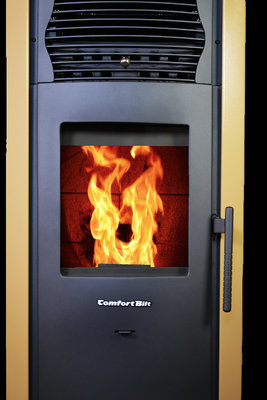 Convenient Maintenance Indoor Pellet Stove Remote Control W54 X D55 X H92 CM