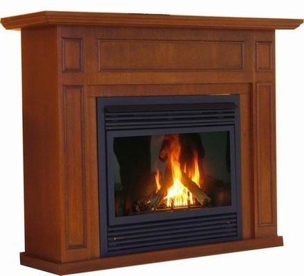 Electronic Ignition Direct Vent Gas Fireplace For Heating NG / LPG Fuel 