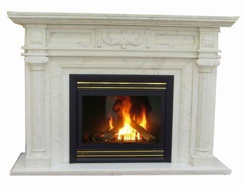Modern Vented Gas Fireplace Insert , Natural Gas Fireplace Direct Vent