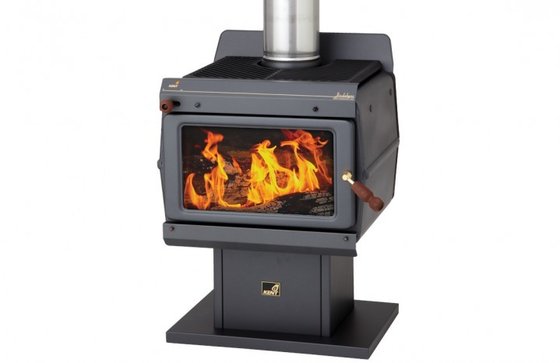 Energy Saving Stand Alone Wood Fireplace , Freestanding Wood Heaters 17KW