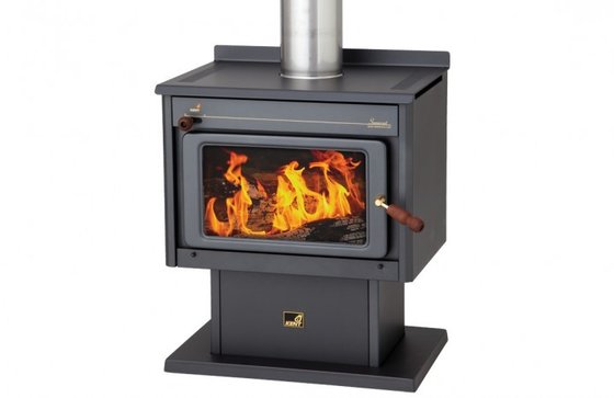Clean Front Glass Freestanding Wood Burning Fireplace OEM / ODM Available