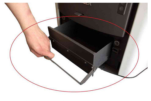 Freestanding Pellet Stove Metal Material , Pellet Wood Burning Stove 69x52x92cm
