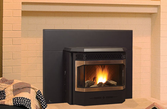 Customized Size / Color Wood Insert Fireplace Modern Inset Wood Burners Durable