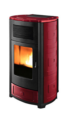Well Constructed Pellet Furnace Boiler , Automatic Pellet Stove Hot Water Heater