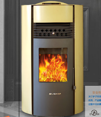 CE / UL / EPA Approved Wood Pellet Boiler Stove Stand Alone With Air Heating