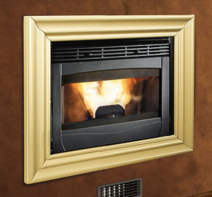 Multi Purpose Insert Wood Pellet Boiler Stove Comfortable Radiate Connection