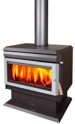 Durable Indoor Wood Stove Freestanding With Room Fan 10 Years Warranty