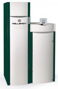 Professional Wood Pellet Boiler Fully Automated Burn Chamber Cleaning / Ash Removal