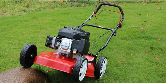 Commercial Gas Petrol Push Lawn Mowers / No Motor Lawn Mower Remote Control