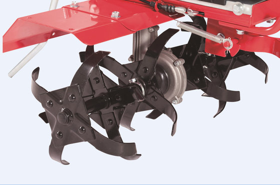 Red Color Multi Function Petrol Garden Tiller For Large Area OEM / ODM Available