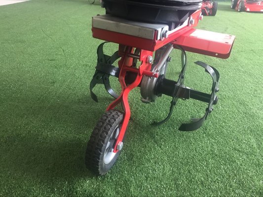 Energy Saving Petrol Garden Tiller Low Noise Vibration Steel Material