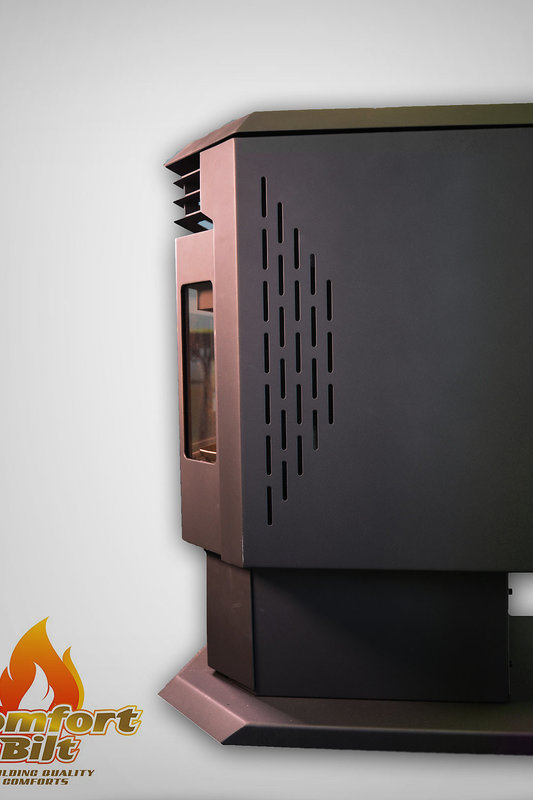 Big Heat Output High Standard Material Built Indoor Wood Pellet Stove