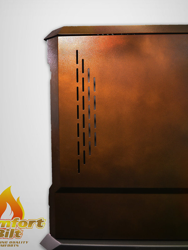 Free standing indoor big heat output wood pellet stove with smart Controller