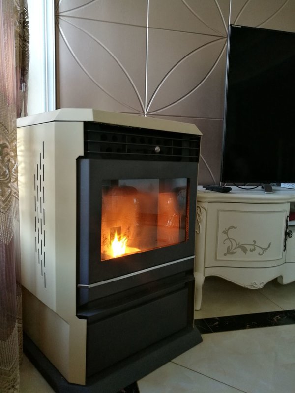 Heat Resistant Indoor Pellet Stove For Residential Area / Office Building