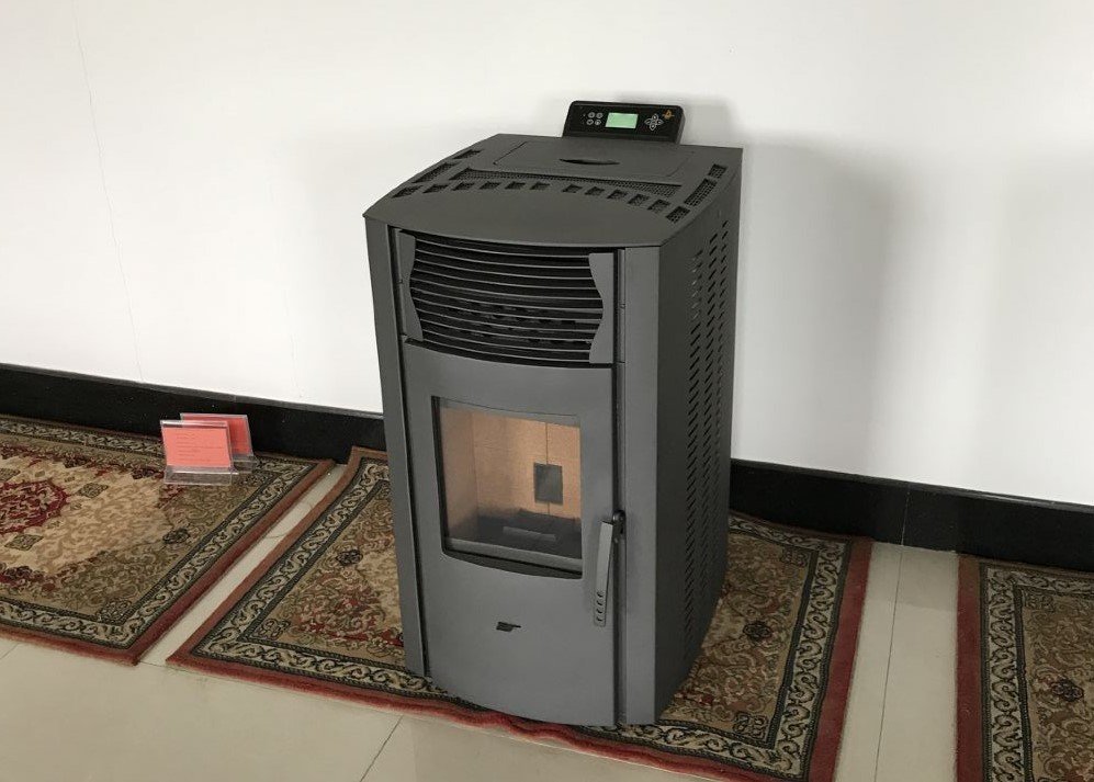 Customized Small Room Pellet Stove , Pellet Boiler Stove With Cast Iron Burning Pot