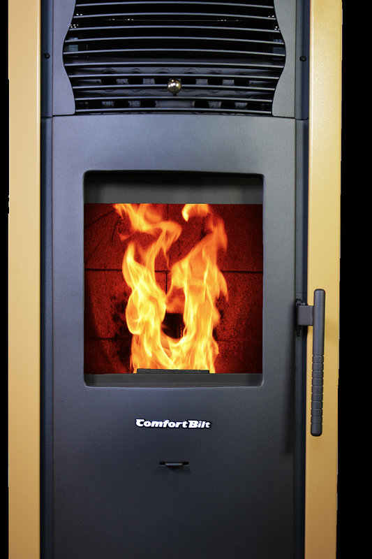 Convenient Maintenance Indoor Pellet Stove Remote Control W54 X D55 X H92 CM