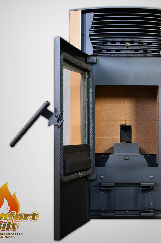Beautiful Safety Indoor Pellet Stove Cast Iron With Self Cleaning System