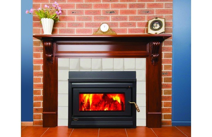 High Efficiency Indoor Wood Furnace / Indoor Wood Fireplace For Hotel