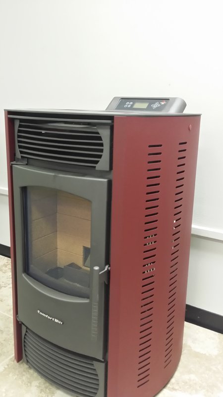 89% Efficiency Small Space Pellet Stove Living Room With CE / UL / EPA Certificate 