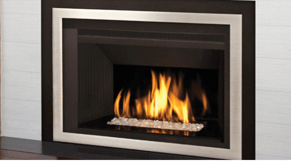 Customized Size / Color Direct Vent Gas Fireplace Insert Style For Home