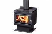 Environment Friendly Indoor Wood Fireplace European Style With CE / UL Certificate