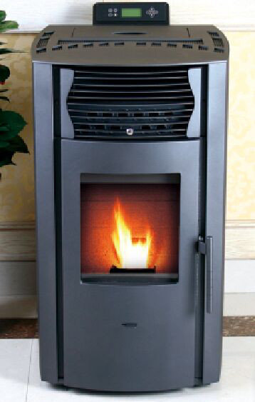 Multi Colors Available Indoor Pellet Stove Freestanding Design Easy Cleaning