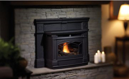 Customized Size / Color Wood Insert Fireplace Modern Inset Wood Burners Durable