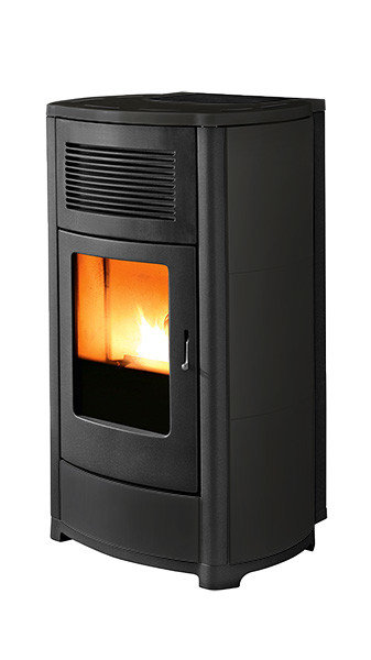 High Heat Output Biomass Wood Burner Wood Pellet Stoves With Back Boiler