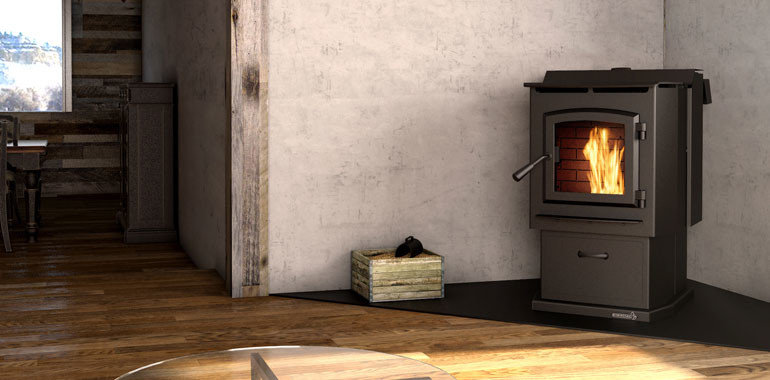 Automatic Feeding Wood Pellet Boiler Stove Easy Operation With LCD Control Panel