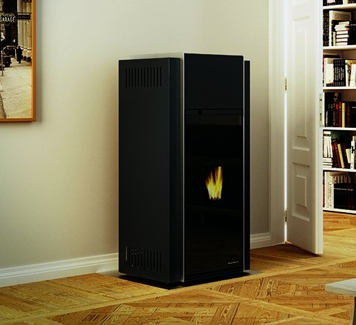 Eco Friendly Wood Pellet Boiler Stove For Water Heating Automatic On / Off System
