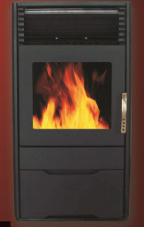 Decorative Wood Burning Fireplace Stove / Wood Chip Burning Stove Indoor