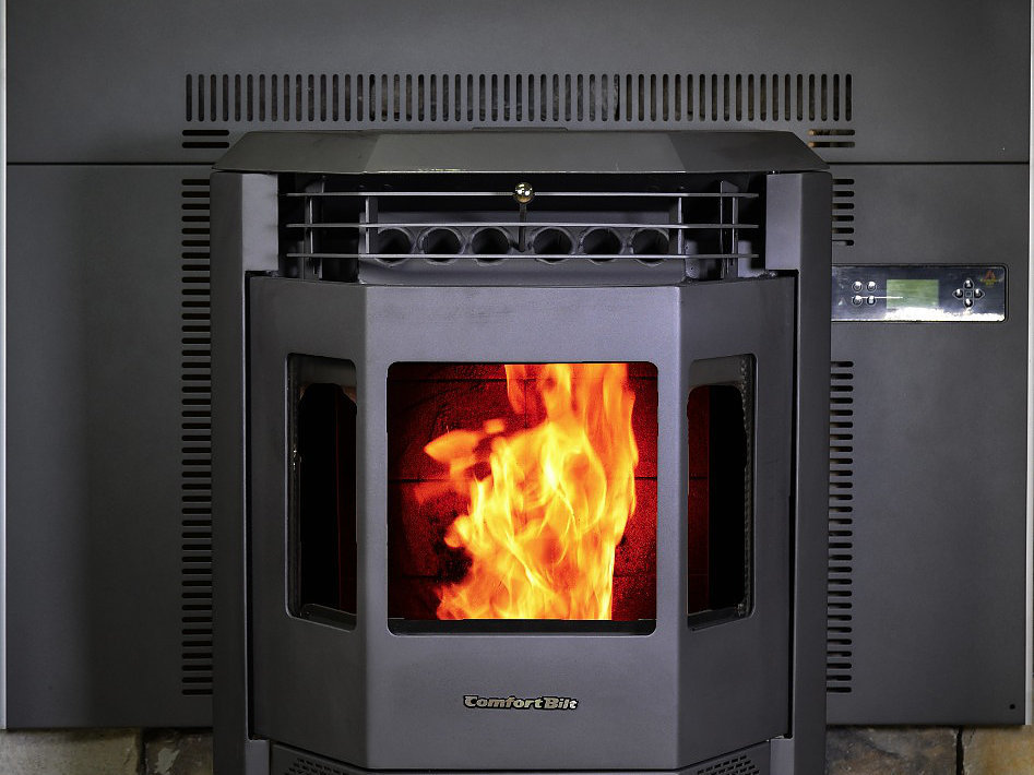 ECO Friendly Wood Pellet Fireplace Gas Fireplace Stove For Home Easy Cleaning