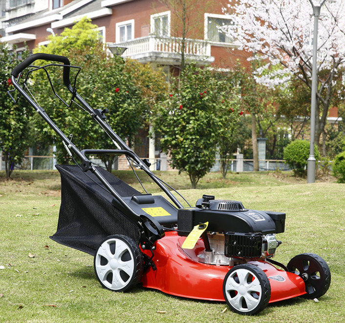 Eco Friendly 4 In 1 Gas Line Lawn Mower 20 Inch For Courtyards / Streets / Parks