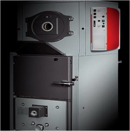 High Standard Steel Wood Pellet Boiler With Water Tank Temperature Sensor Control