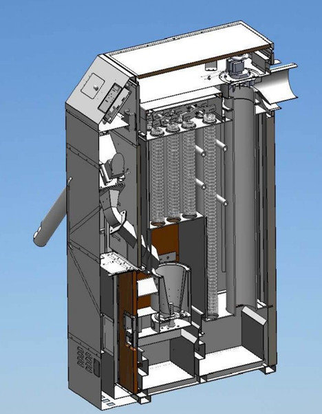 Multi Purpose Biomass Wood Pellet Boiler For Water Heating Automatic On / Off