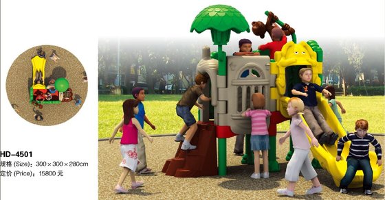 Small Size Outdoor and Indoor Plastic Playground for Kids with TUV. CE Certificate Approved