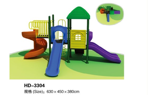Plastic Outdoor Playground Amusement Park Factory Game Outdoor Children for Sale