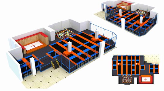 339M2 Popular in Amercia Large Trampolines for Sale Large Trampoline Big Square Trampoline