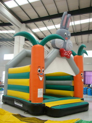 Outdoor House Style Jumping Bouncy Play Giant Inflatable Bounce Castle For Commercial