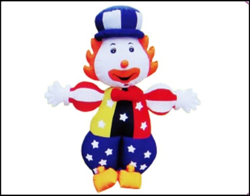 Cute Inflatable Joker Bouncy for Commercial Use Kids Fond Inflatable Bounce Castle
