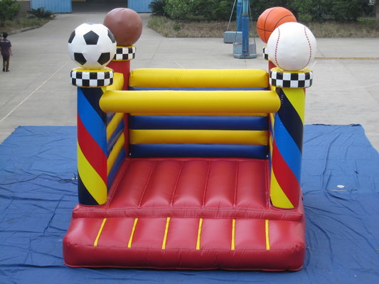 2017 Kids  Enjoyable Indoor Inflatable Bouncy Castle Basketball Game Theme Inflatable Jumping Castle