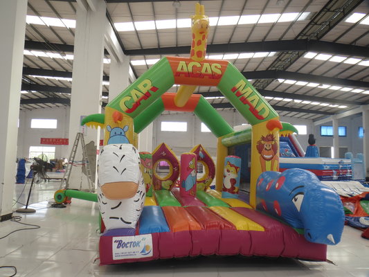 2017 New Design Outdoor Inflatable Bounce Mushroom Cartoon Jump House Inflatable Castle