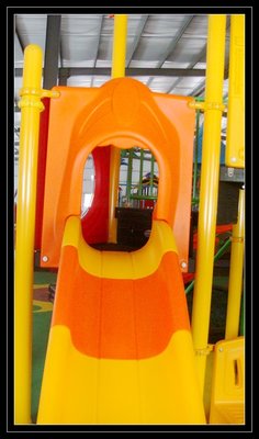 Kindergarten  Pre-school Large Outdoor Playground Plant Theme Children Plastic Slides Playground Equipment
