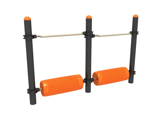Outdoor Fitness Gym Equipment Double Water Wheel for Sale with Good Quality for Park