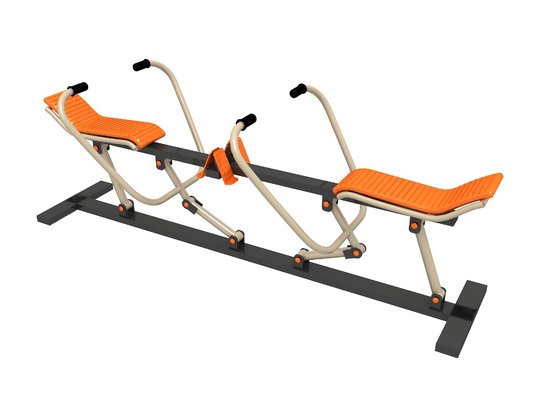 Outdoor Fitness Equipment Double Rowing Machine for Adult in Gym Exercise