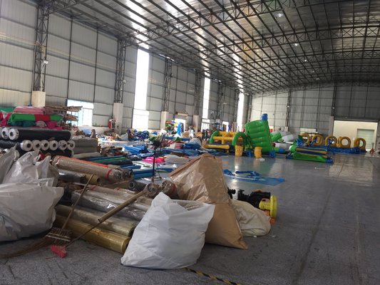 Kids Inflatable Bouncy Castle with Safe Net Commercial Grade Bounce House Jumpy Castle for Park