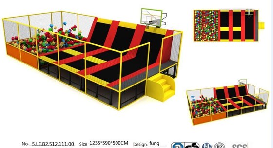 72M2 Senjun Professional China Supplier ASTM Certified Indoor Trampoline/Commercial Indoor Trampoline Park